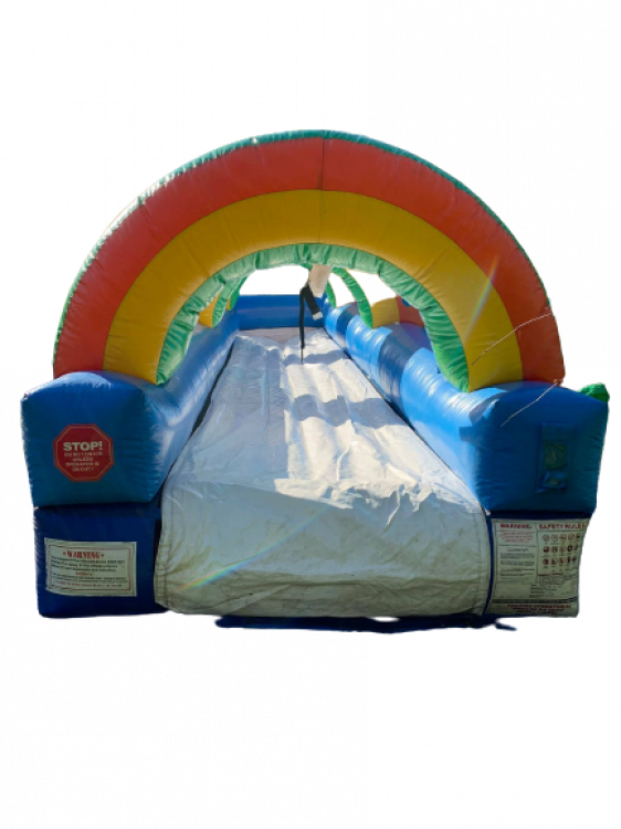 3o' Rainbow Burst Slip & Slide - SplashKids Bounce Rentals Wallace NC